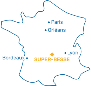 Accès et contact à la station de Super Besse dans le Sancy.